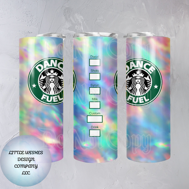 Dance Fuel Tumbler| Little Wishes Design Co.
